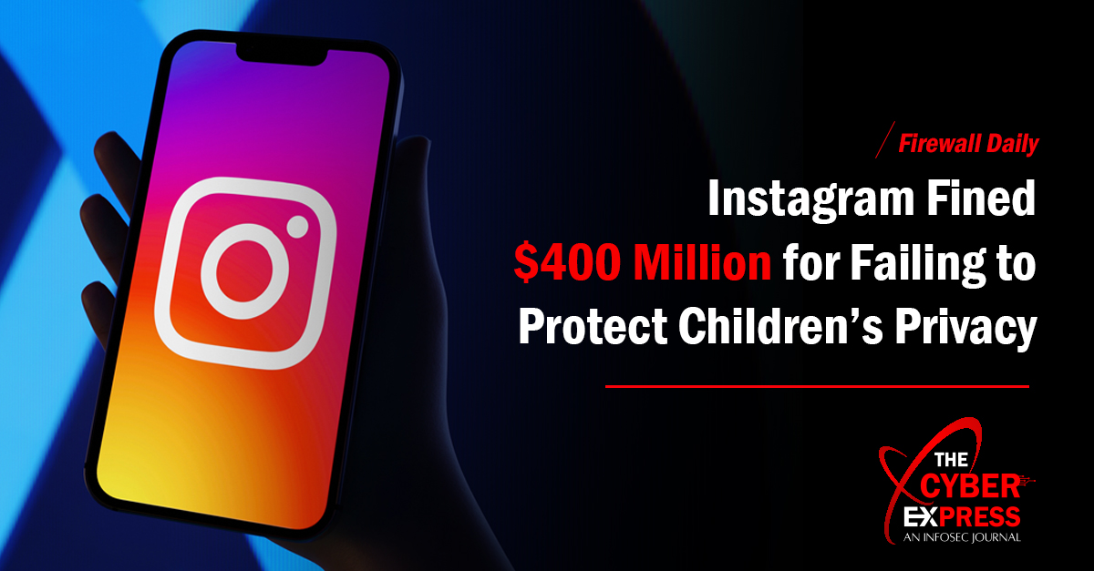 Instagram Fined $400 Million Over Children’s Data Privacy