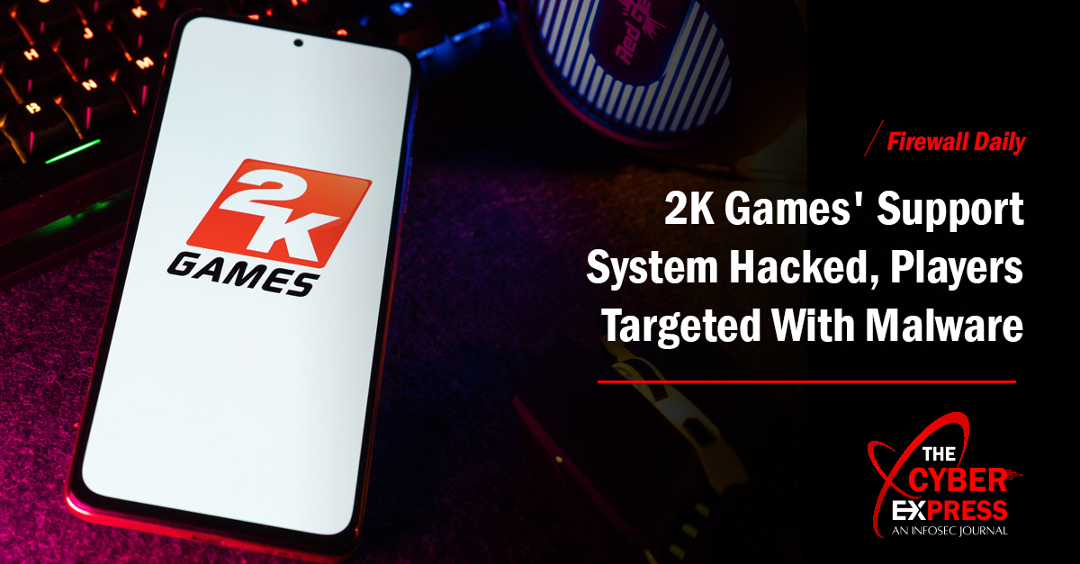 2K Games' Support System Hacked