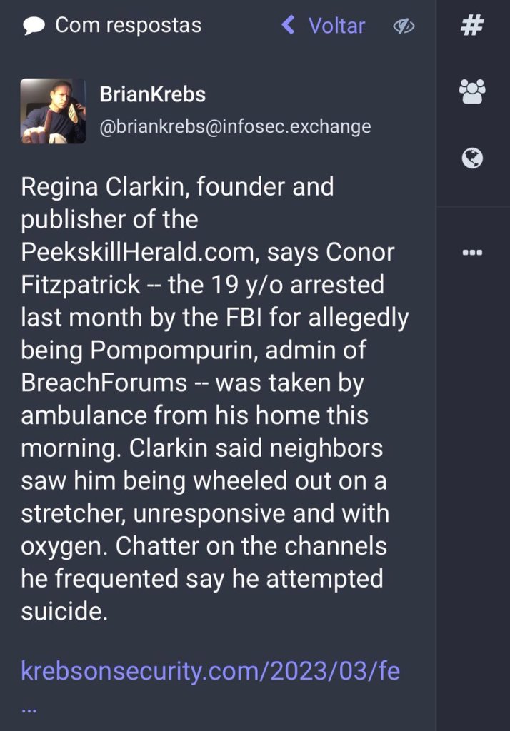 BreachForums Former Admin Attempts Suicide, Condition Unknown