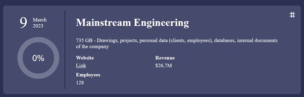 NASA And DoD Contractor Mainstream Engineering Attacked