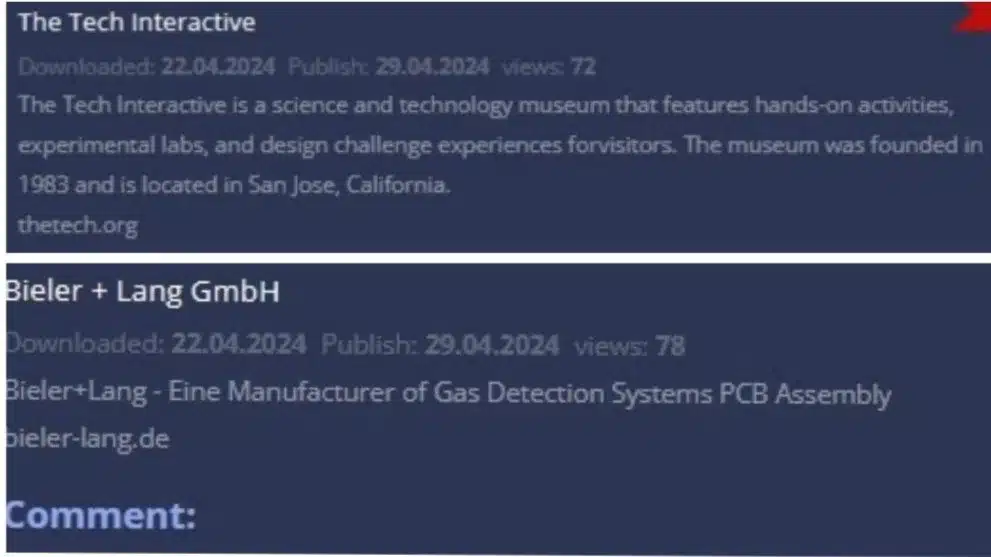 8Base Group Claims Alleged Bieler Lang GmbH Cyberattack